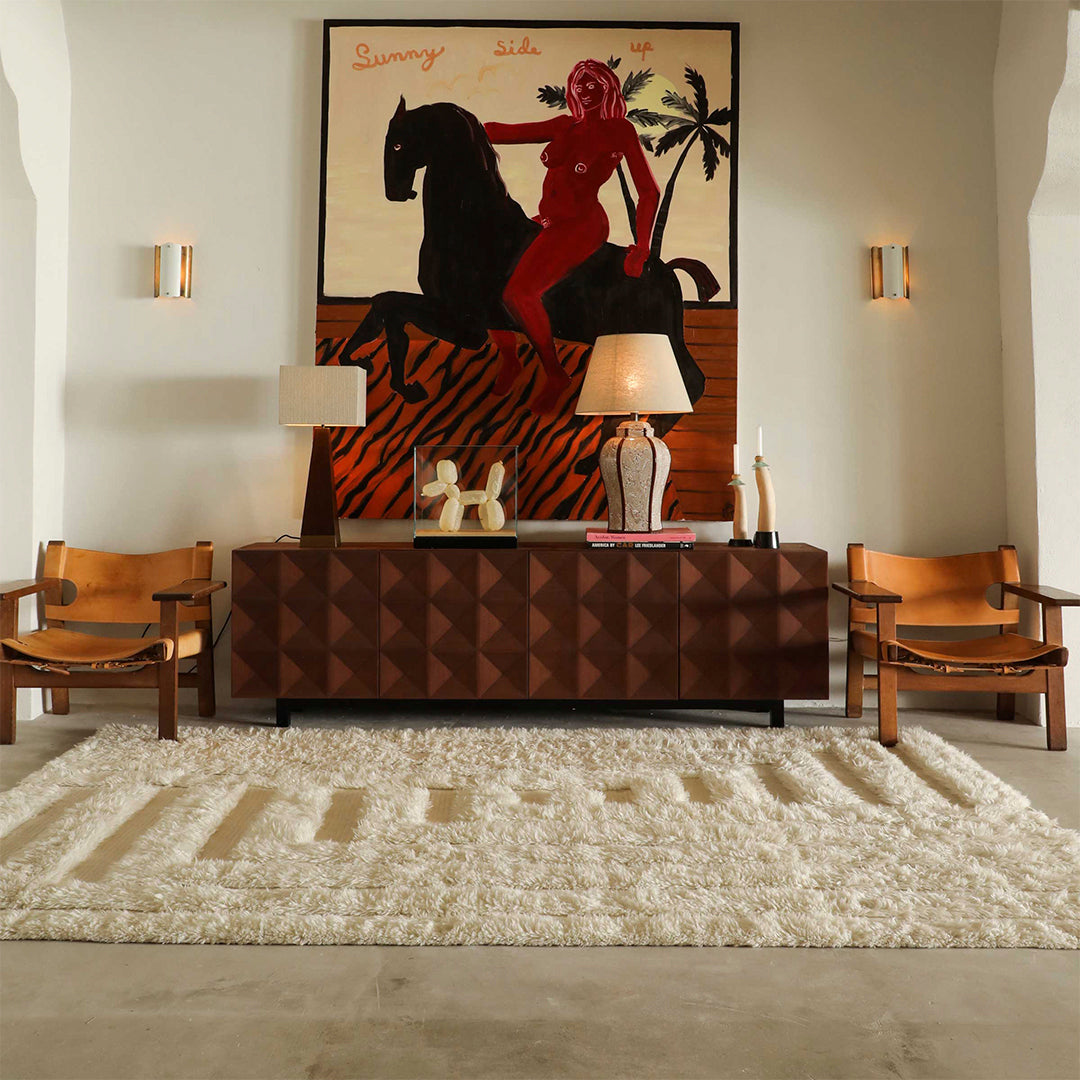 Shaggy Labyrinth Rug – Design Public