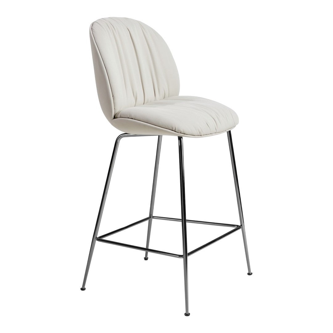 Beetle Soft Counter Chair - Conic Base - Fully Upholstered – Design Public