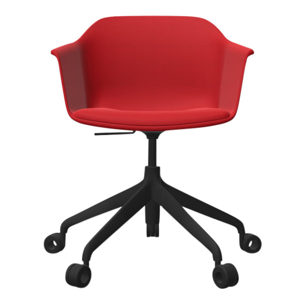 Noom Series 60 Armchair - 5-Star Swivel Base w/ Castors - Upholstered ...