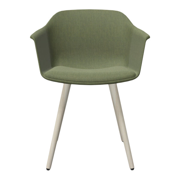 Actiu Noom Series 60 Armchair - Wood Legs - Upholstered Shell by Alegre ...