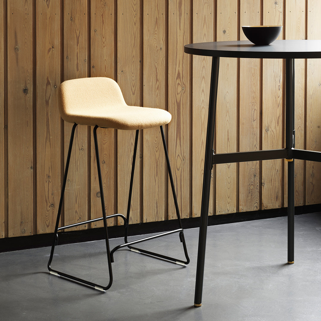 Just Bar Stool w/ Back - Fully Upholstered – Design Public