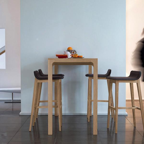 Alki Laia Bar/Counter Stool - Low Back, Front Upholstered by Jean Louis ...