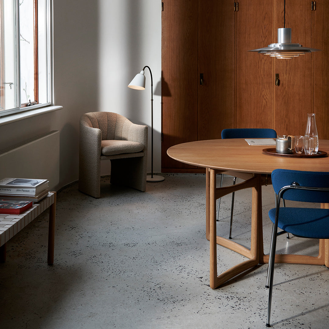 andTradition Drop Leaf HM6 Dining Table by Hvidt + Molgaard | Design Public