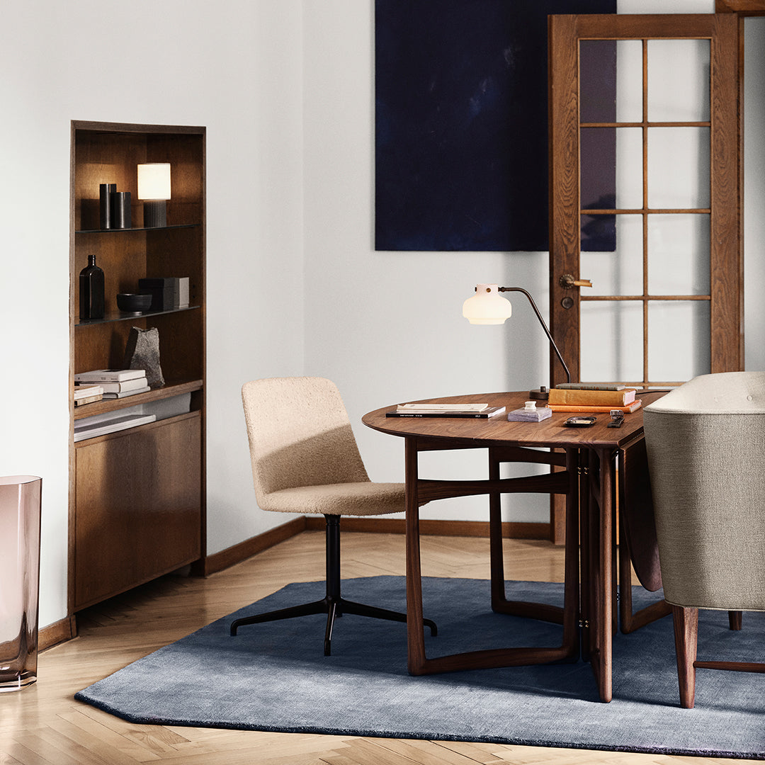 andTradition Drop Leaf HM6 Dining Table by Hvidt + Molgaard | Design Public