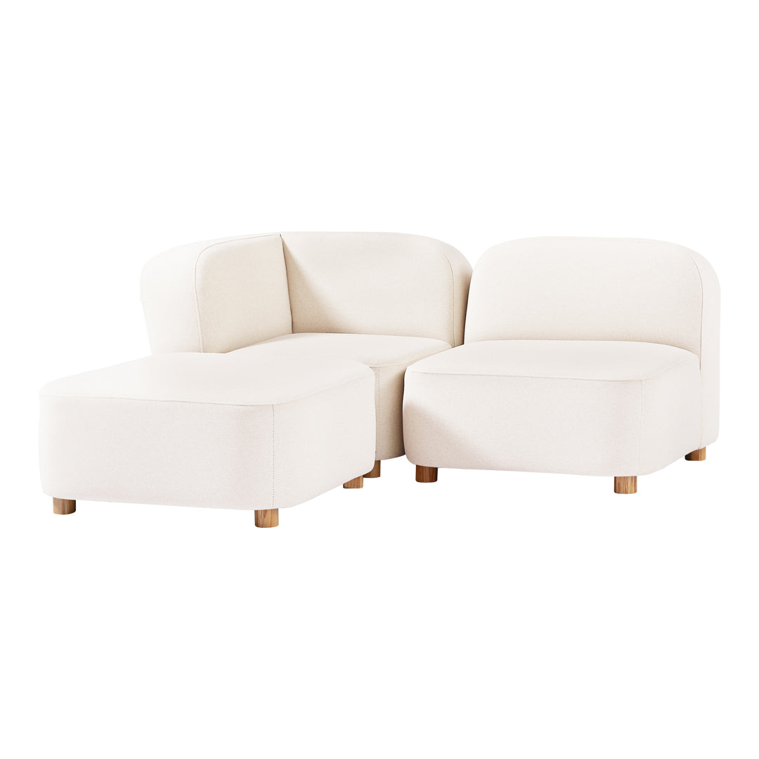 Gus Modern Circuit Modular 3-Piece Sectional Sofa by Gus Design Group ...