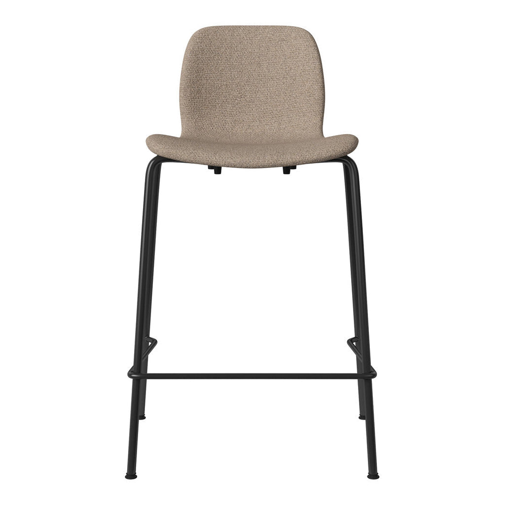 Seed Counter Chair - Upholstered - Steel Base, Black Lacquered – Design ...