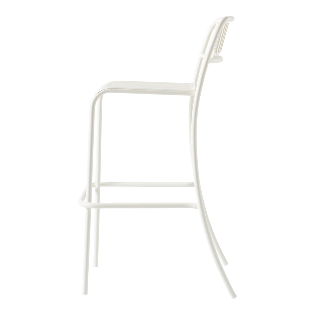 Tolix PATIO Outdoor Slatted High Chair - Stackable by Pauline Deltour ...