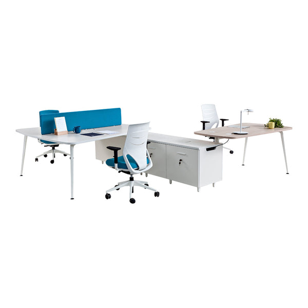 Actiu Twist Spine Desk - Rectangular by Frigerio Design Group | Design ...