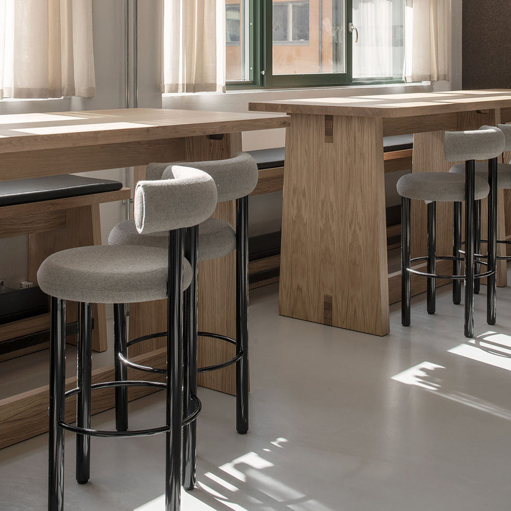 Fat Bar Stool - Wood Legs – Design Public