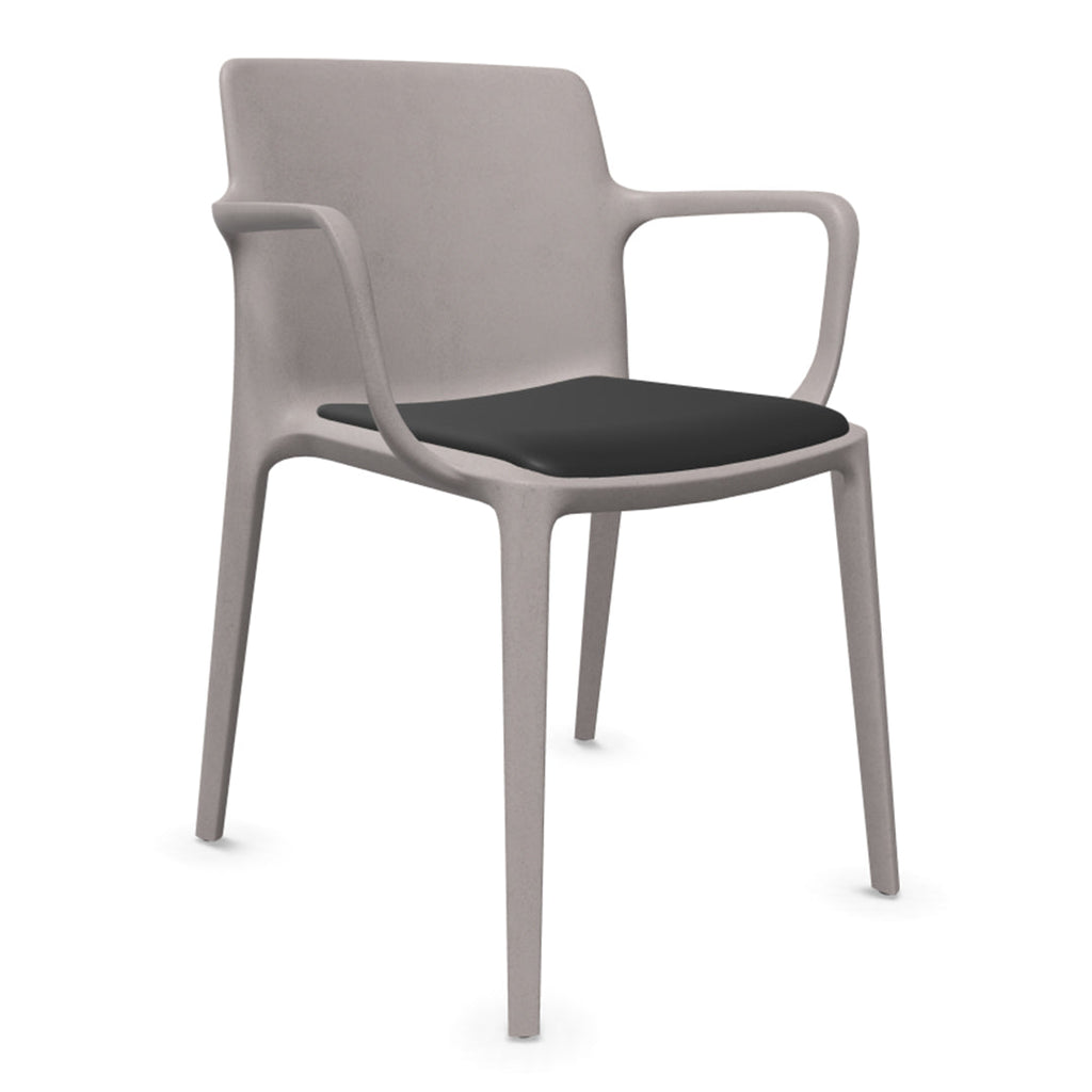 Fluit Armchair - Upholstered Seat - Stackable – Design Public