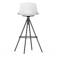 Actiu Noom Series 40 Counter Stool - Steel Pyramid Base by Alegre Design | Design Public