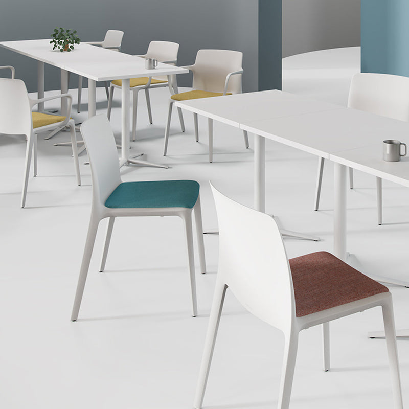 Fluit Armchair - Upholstered Seat - Stackable – Design Public